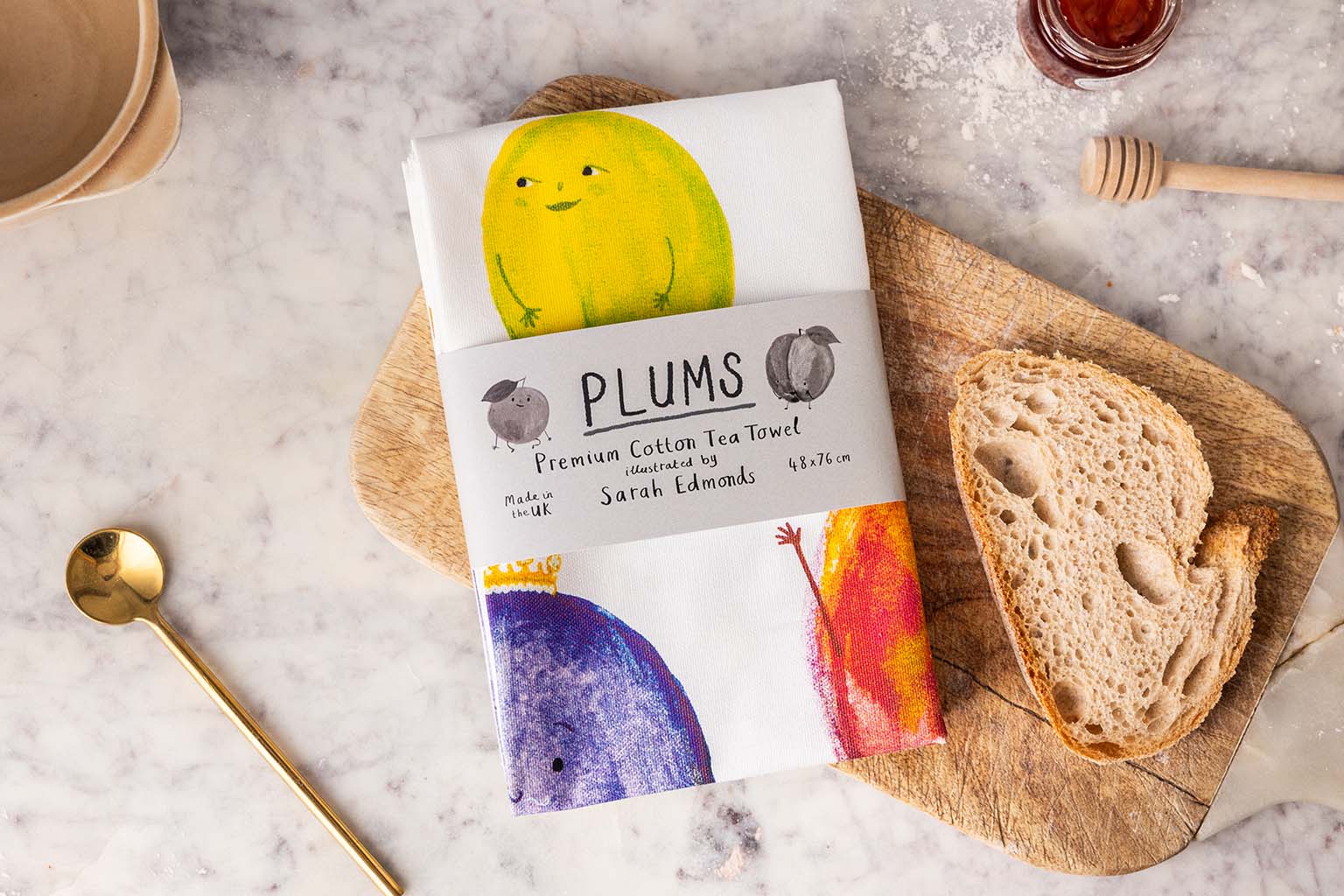 New Tea Towels – Sarah Edmonds Illustration